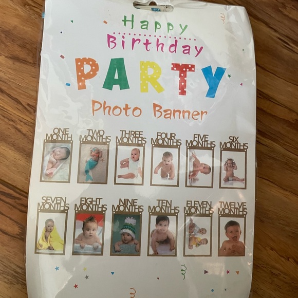 Other | Happy Birthday 12 Month Banner | Poshmark